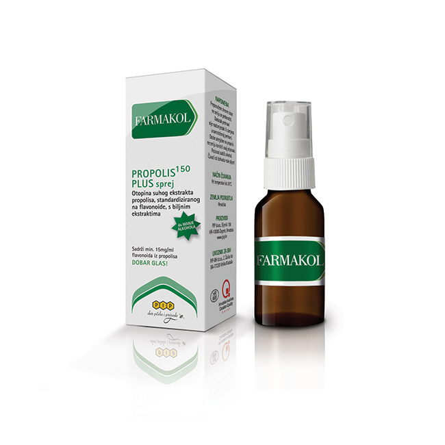 PIP Farmakol Propolis 150 plus sprej 20ml - Cvit likarije