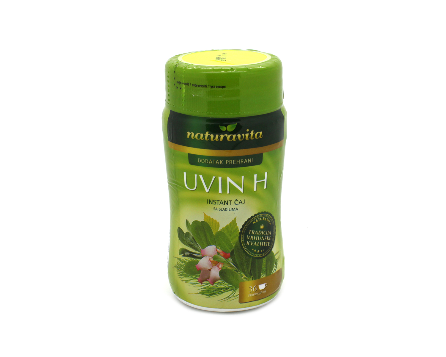 NATURAVITA Čaj Uvin H Instant čaj sa sadilima 36 180 g - Cvit likarije