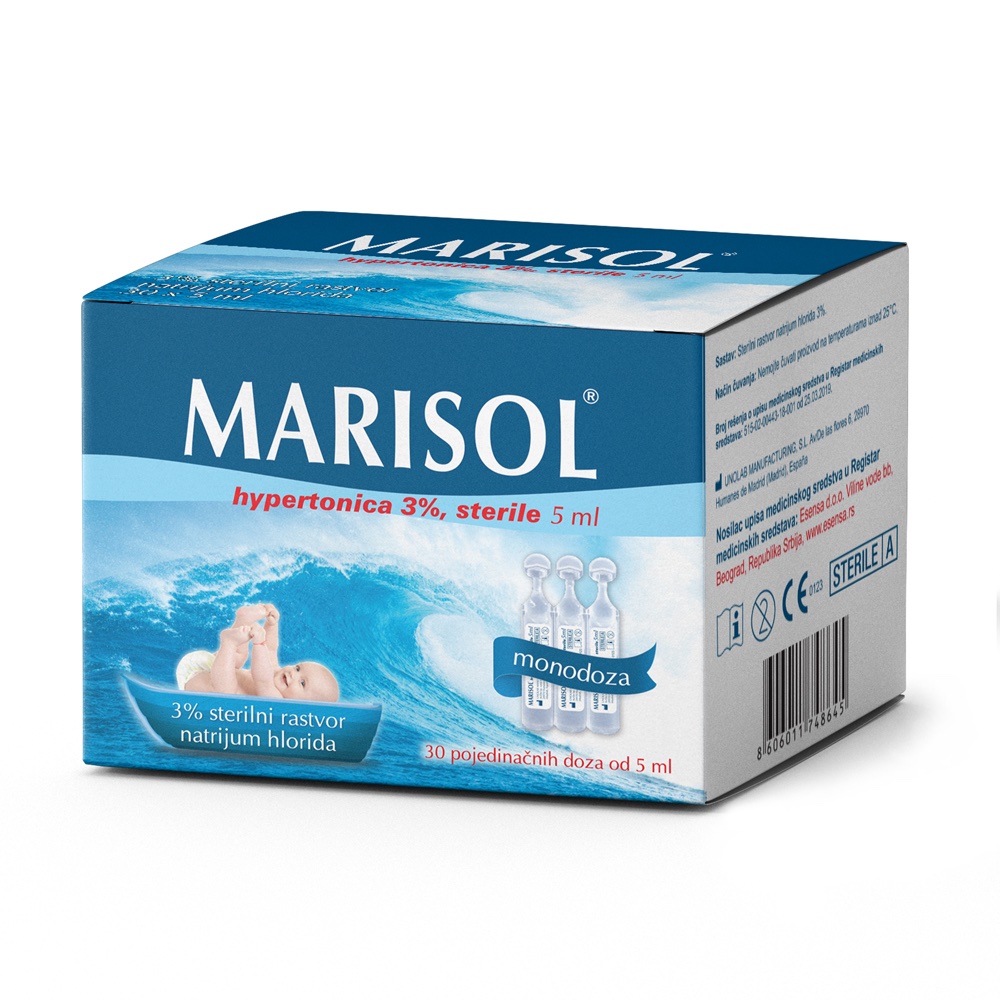 MARISOL HYPERTONICA 3% STERILE Sterilni rastvor natrijum klorida 3% ...