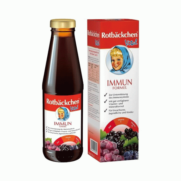 Rotbackchen Vital Sirup za imunitet koji sadrži vitamin C, D3 i cink ...